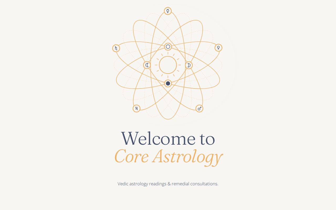 Core Astrology - Vedic astrology readings